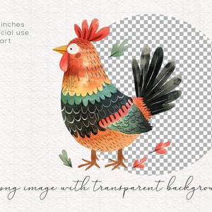 Quirky Farm Birds Clipart Whimsical Poultry PNG Funny Chicken Whimsy ...