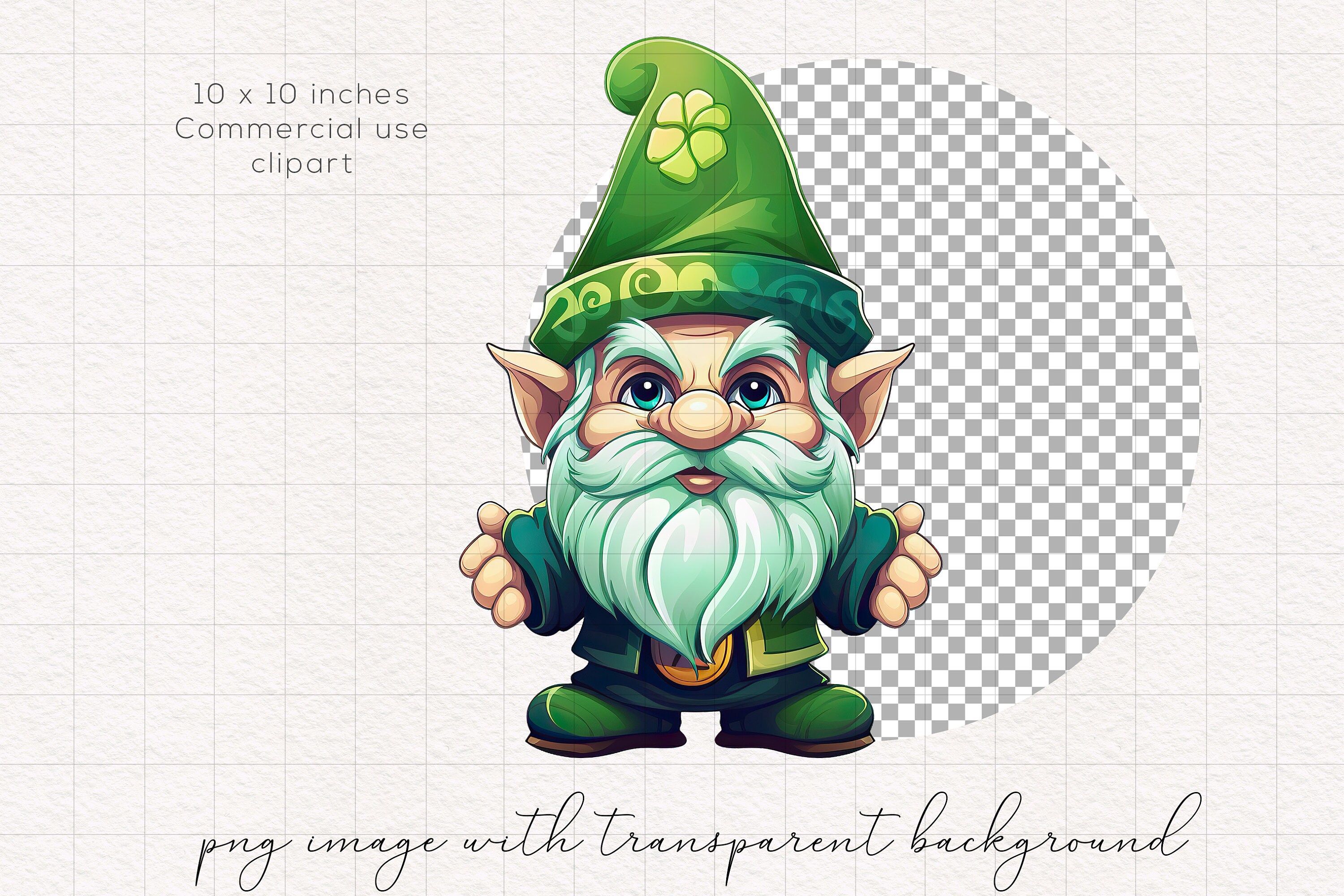 St Patricks Day Clipart PNG Watercolor Saint Patricks Gnomes Clip Art ...