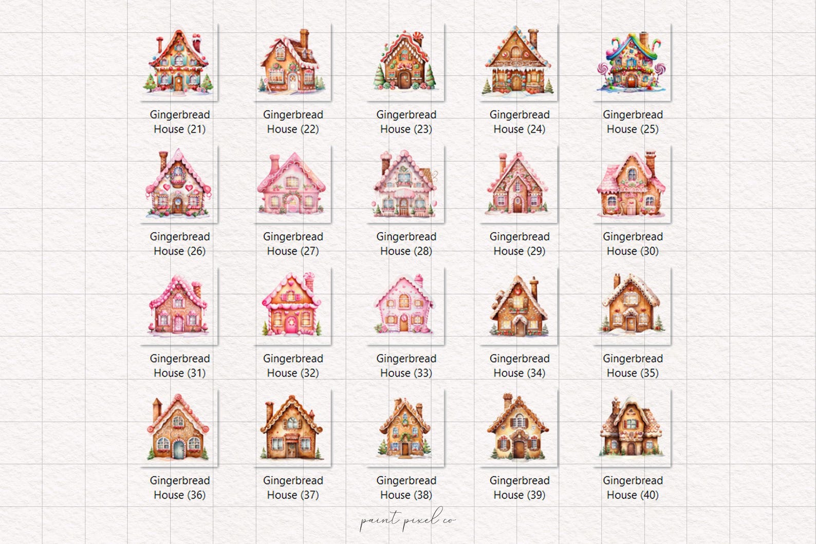Gingerbread House Clipart Xmas Christmas Cookies Clip Art Sublimation ...