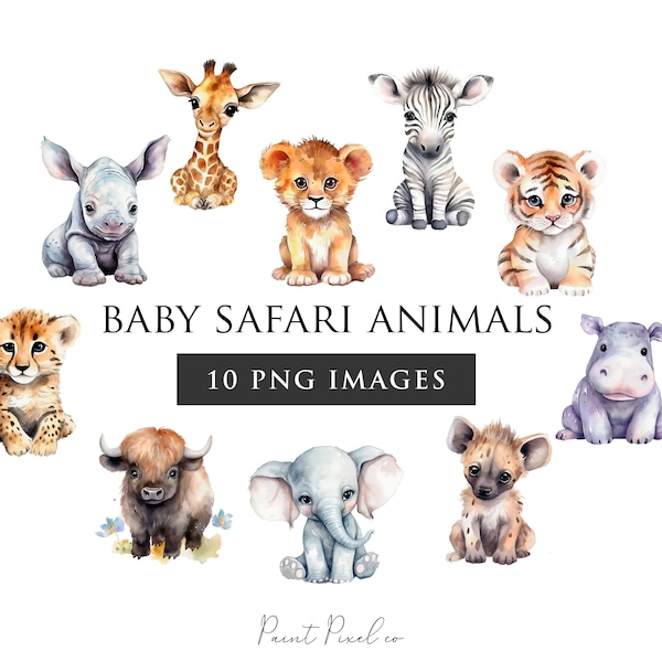 Safari Animals - Etsy