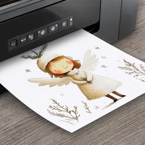 Scandi Christmas Clipart Watercolor Nordic Holiday PNG Cute Christmas ...