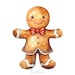 8 Gingerbread Woman Clipart High Quality Jpgs Christmas - Etsy