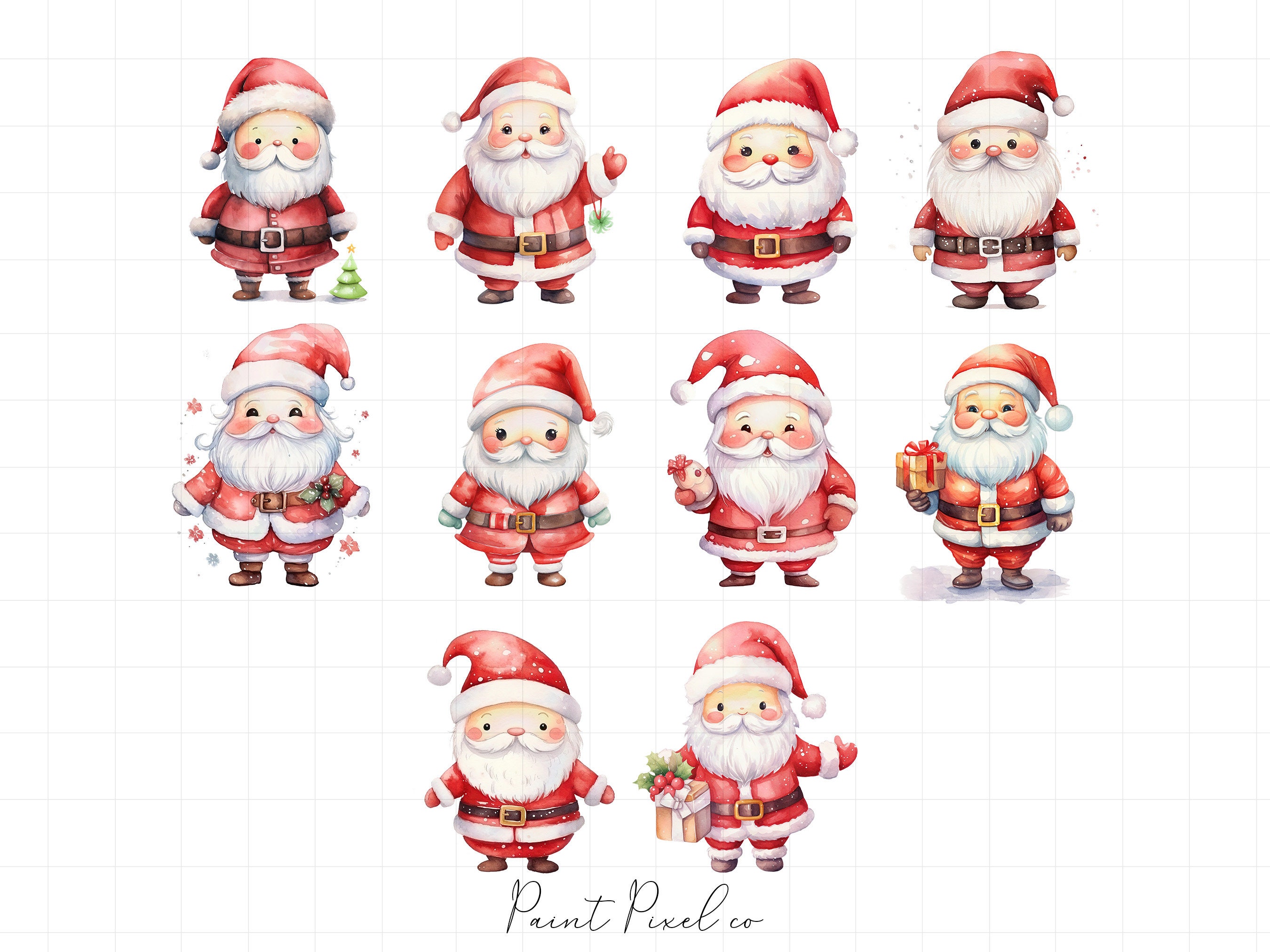 Santa Claus PNG Cute Christmas Clipart Baby Clip Art Holiday Graphics ...