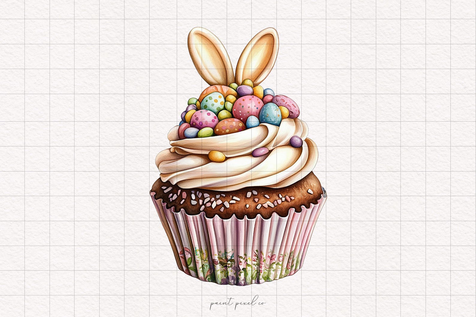 Easter Cupcakes PNG Chocolate Bunny Sweets Clipart Sweet Treats ...