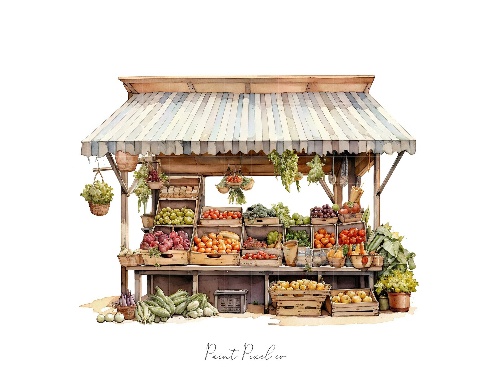 4 Farmers Market Clipart Clipart High Quality Jpgs Farmhouse Harvest ...