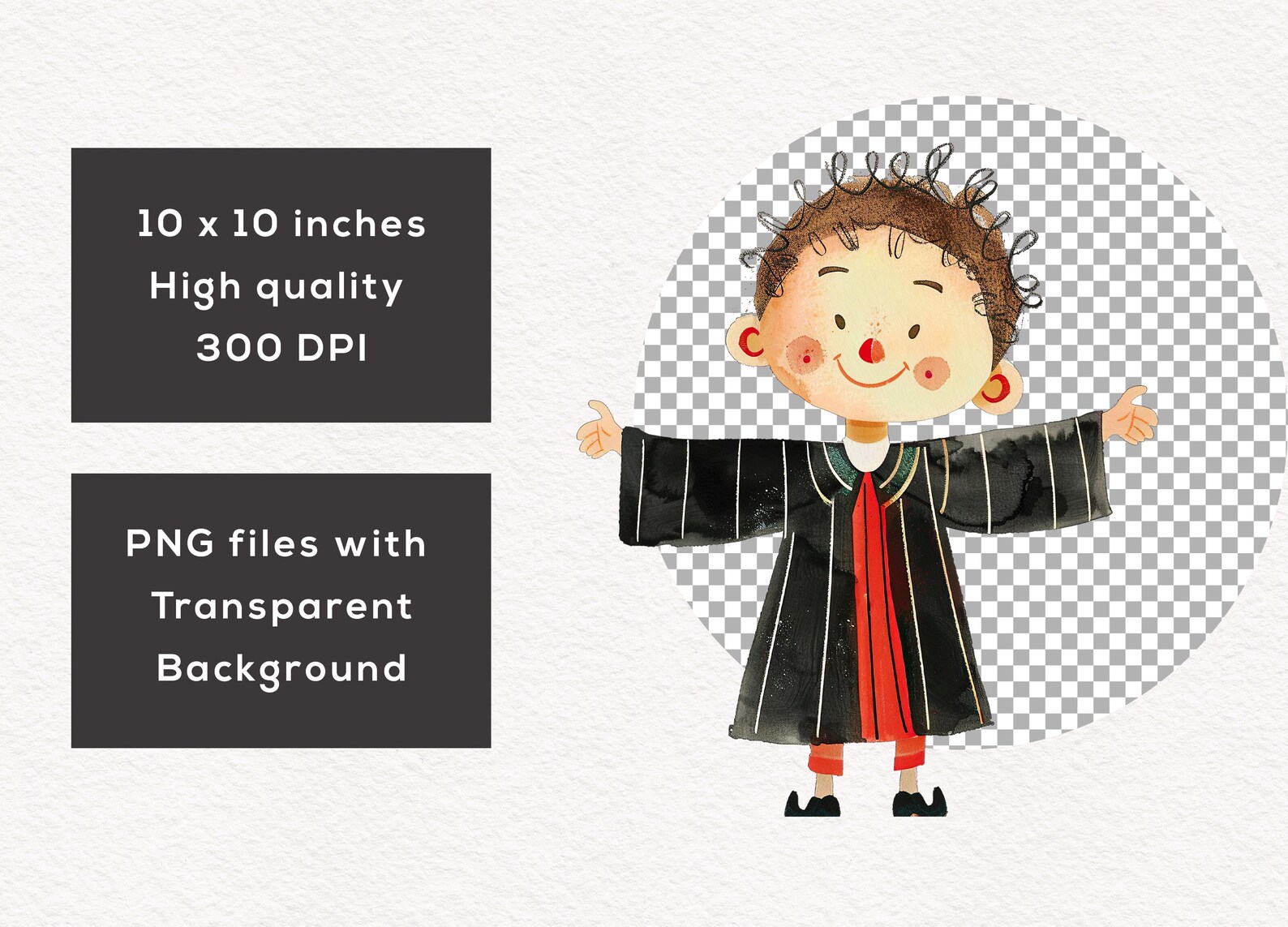 135 Career Clipart Cute Professional People PNG Whimsical Quirky Kids ...