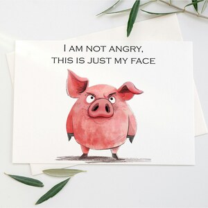 Quirky Pig Clipart PNG Whimsical Pigs Sublimation Clip Art Farm Animals ...