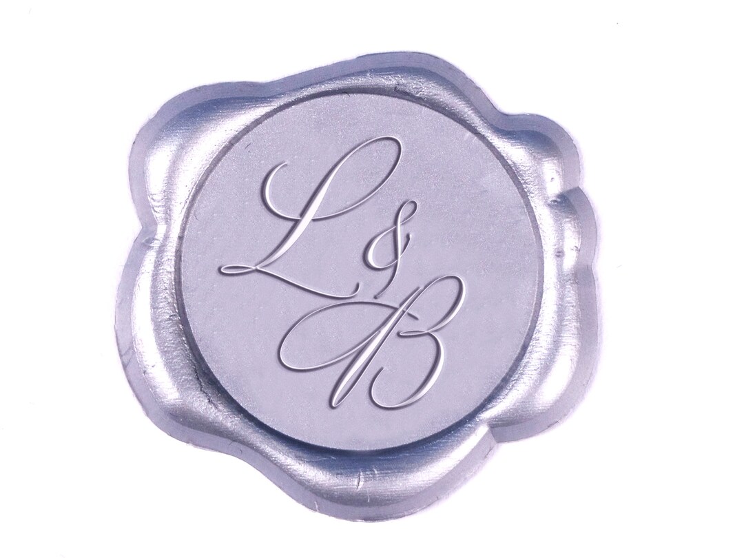 Custom Interlocking Initial Wax Seal Stamp, Any Logo Can Be Engraved ...