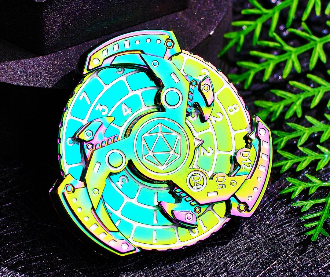 Rainbow 7-in-1 Compass Dnd Dice Set for Gifts, Spinner Dungeons and ...