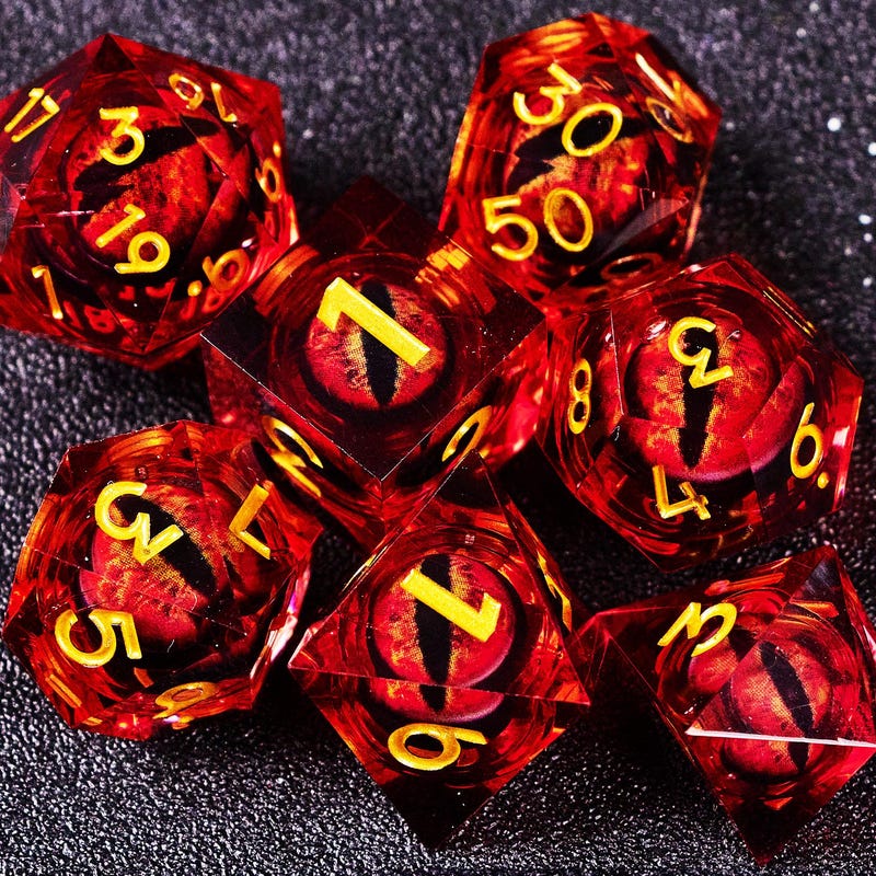 Dnd Dice Set - Etsy
