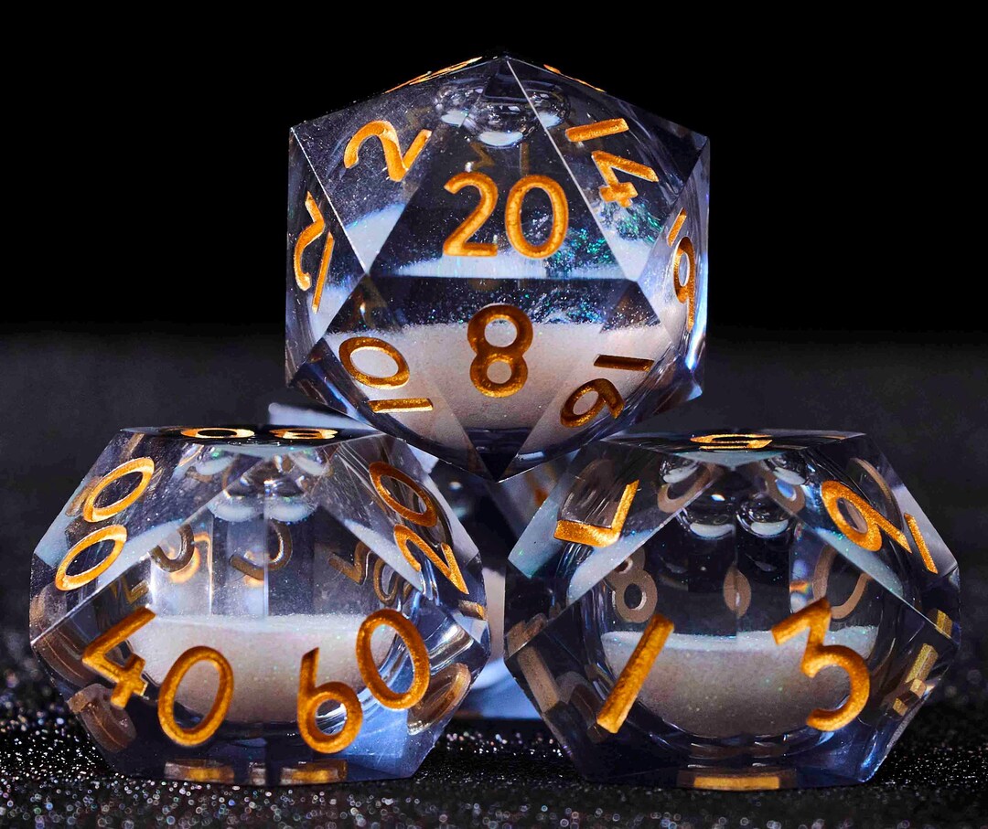 Galaxy Dice, Planet Liquid Core Dice Set for Role Playing Games, D&d ...