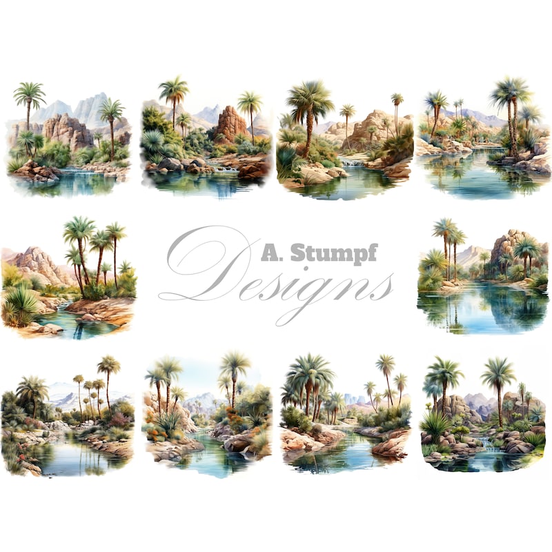 Oasis Art - Etsy