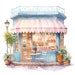 Ice Cream Parlor Watercolor Clipart Set Sweet Treats, Dessert ...