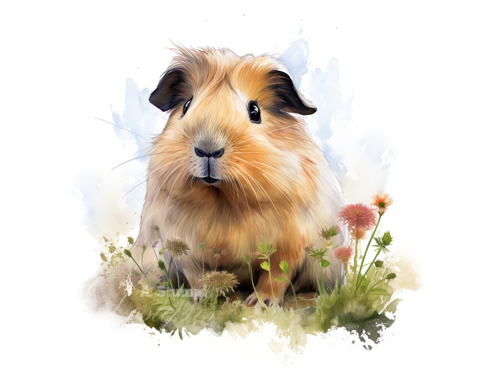 Guinea Pig Clipart Set 10 High Quality Jpgs, Pet Graphics, Printable ...