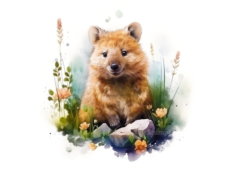 Quokka Clipart Set 10 High Quality Jpgs Digital Planner, Junk ...