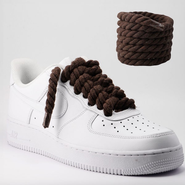 Thick Brown Rope Laces - Etsy