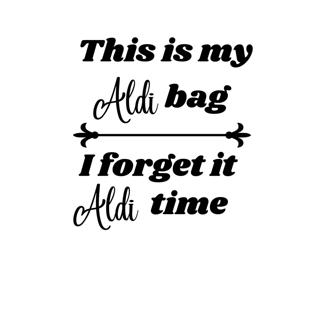 Aldi Bag Svg - Etsy