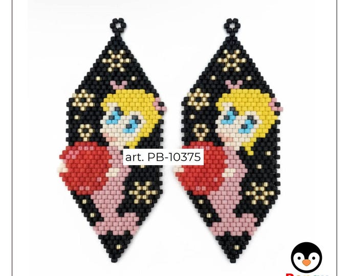 Grinch Hand With Ornament Earrings Pattern PDF - Brick Stitch Christmas ...