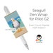 Beaded SEAGULL Bird Pen Wrap as Peyote Seed Bead Pattern - Peyote Pen ...