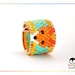 Beaded Fox Ring as Seed Bead Ring Pattern - Peyote Ring Beading Pattern ...