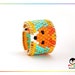 Beaded Fox Ring as Seed Bead Ring Pattern - Peyote Ring Beading Pattern ...