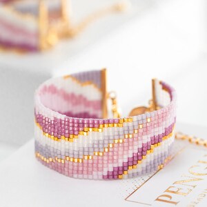 Beaded PAULA Collection- Miyuki Beading PDF Patterns: Loom Bracelet ...