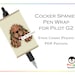 Beaded Cocker Spaniel Head Even Count Peyote Pen Wrap for Pilot G2 ...