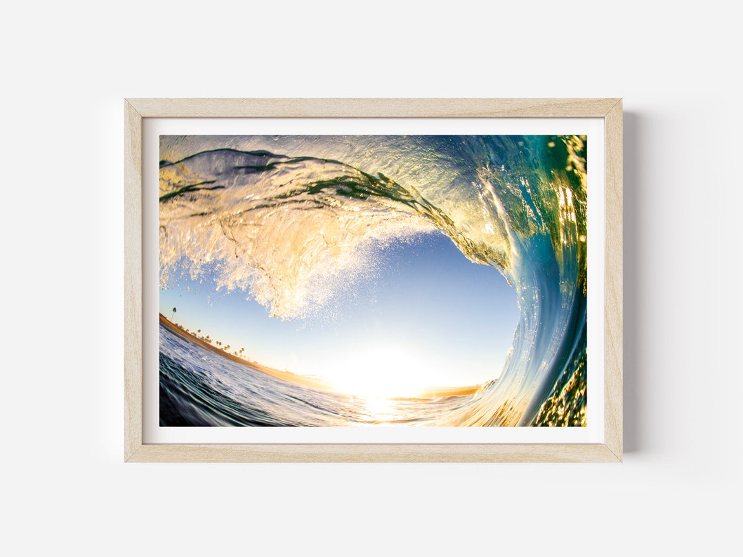 Big Shore Break Wave at the Wedge Newport Beach California Digital ...