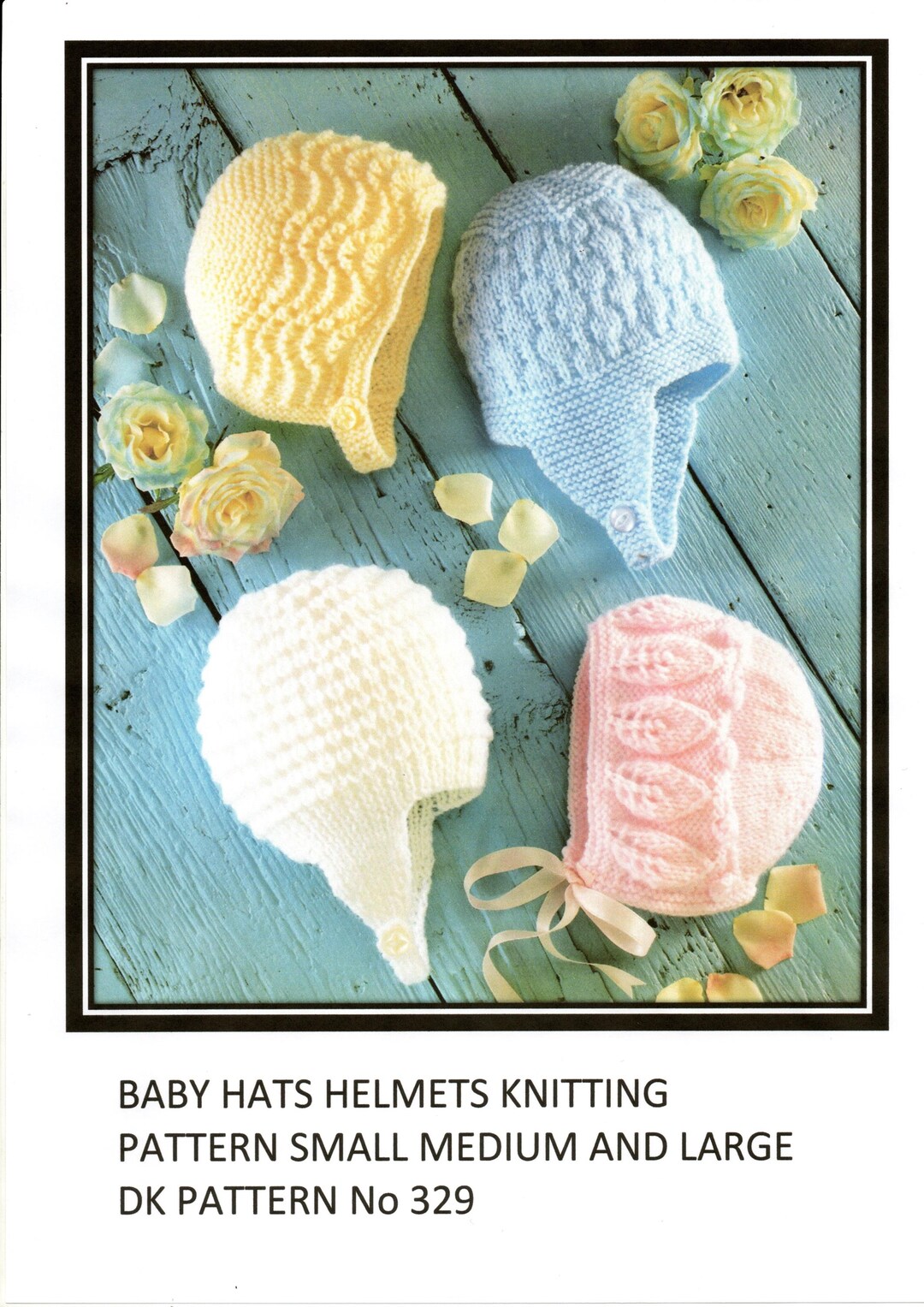 BABY HATS PATTERN Helmets Knitting Pattern Small Medium and Large - Etsy
