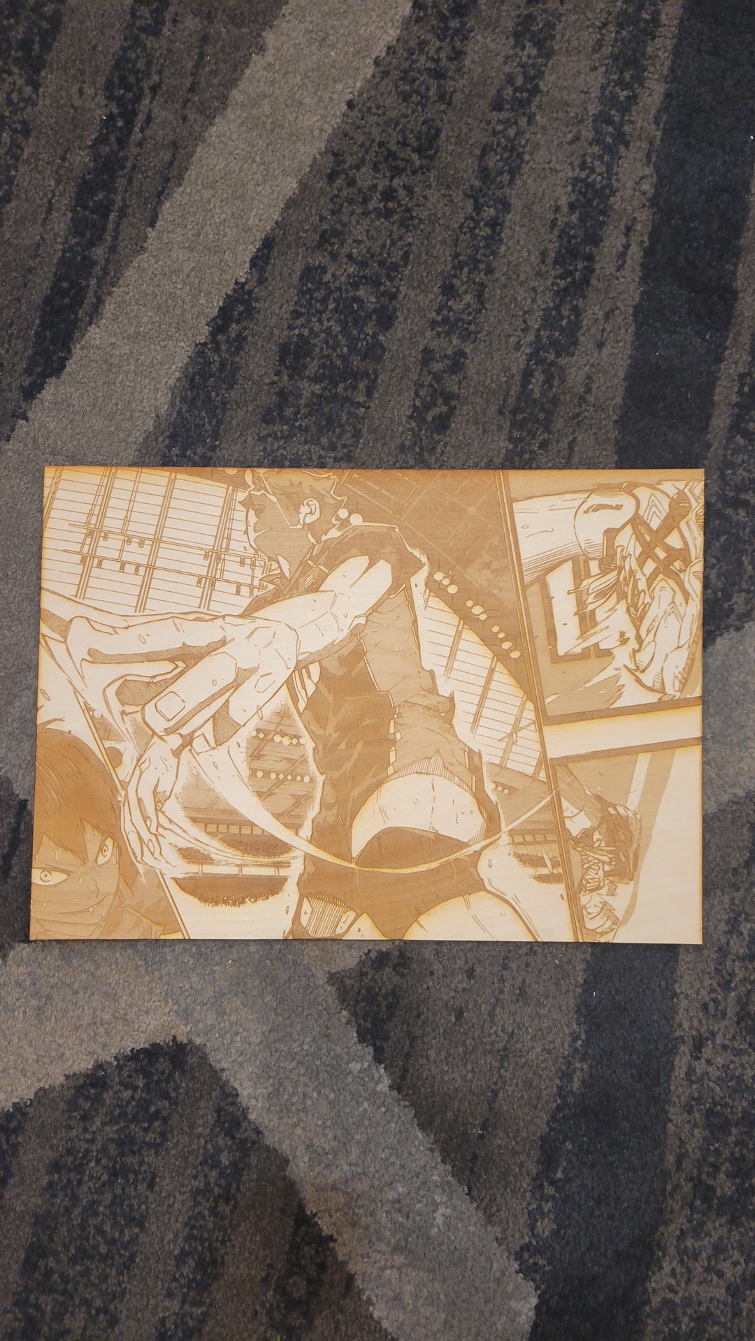 Sports Anime Inspired Manga Wood Print #2 - Etsy