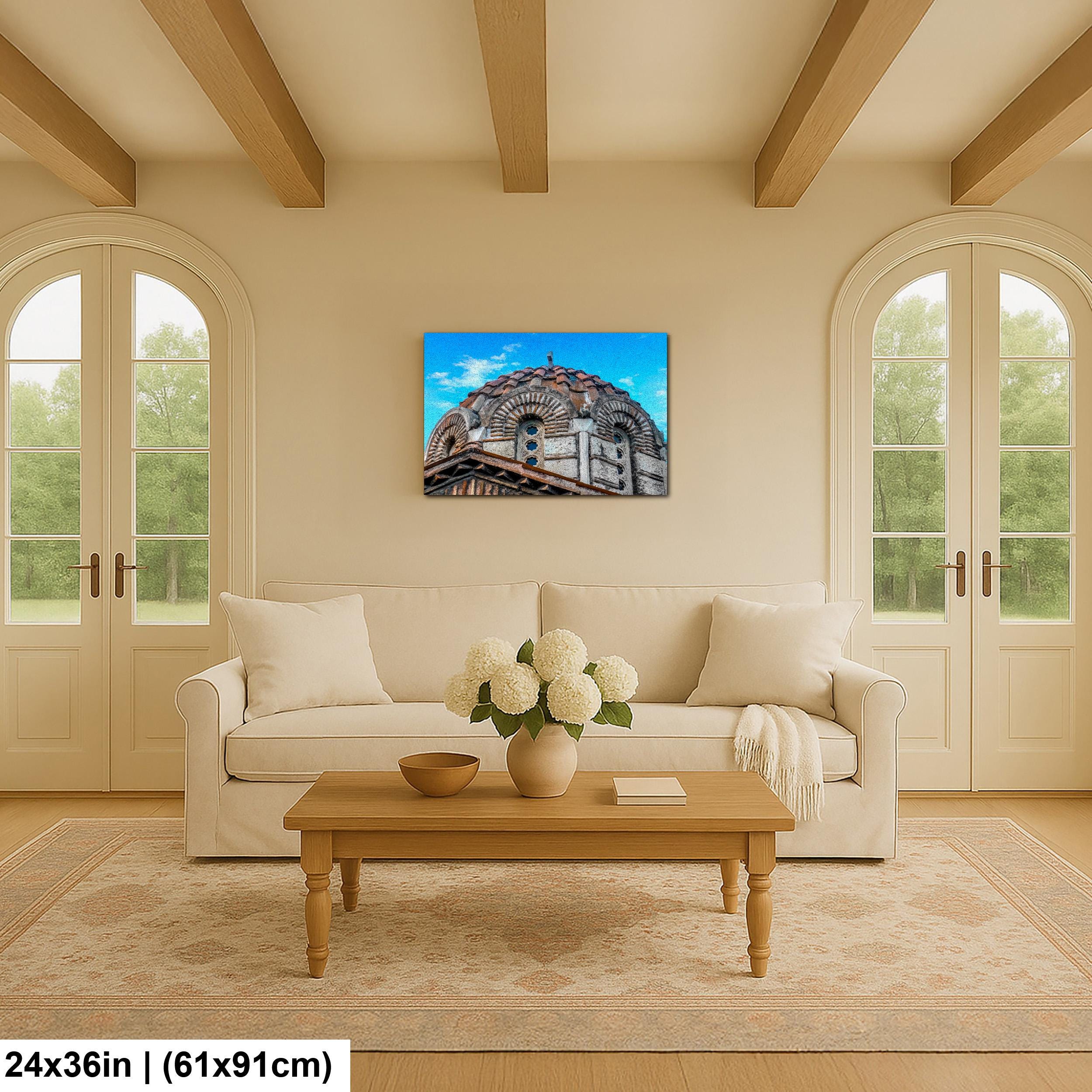 Athens Byzantine Church Dome Photography, Ancient Greek Architecture ...