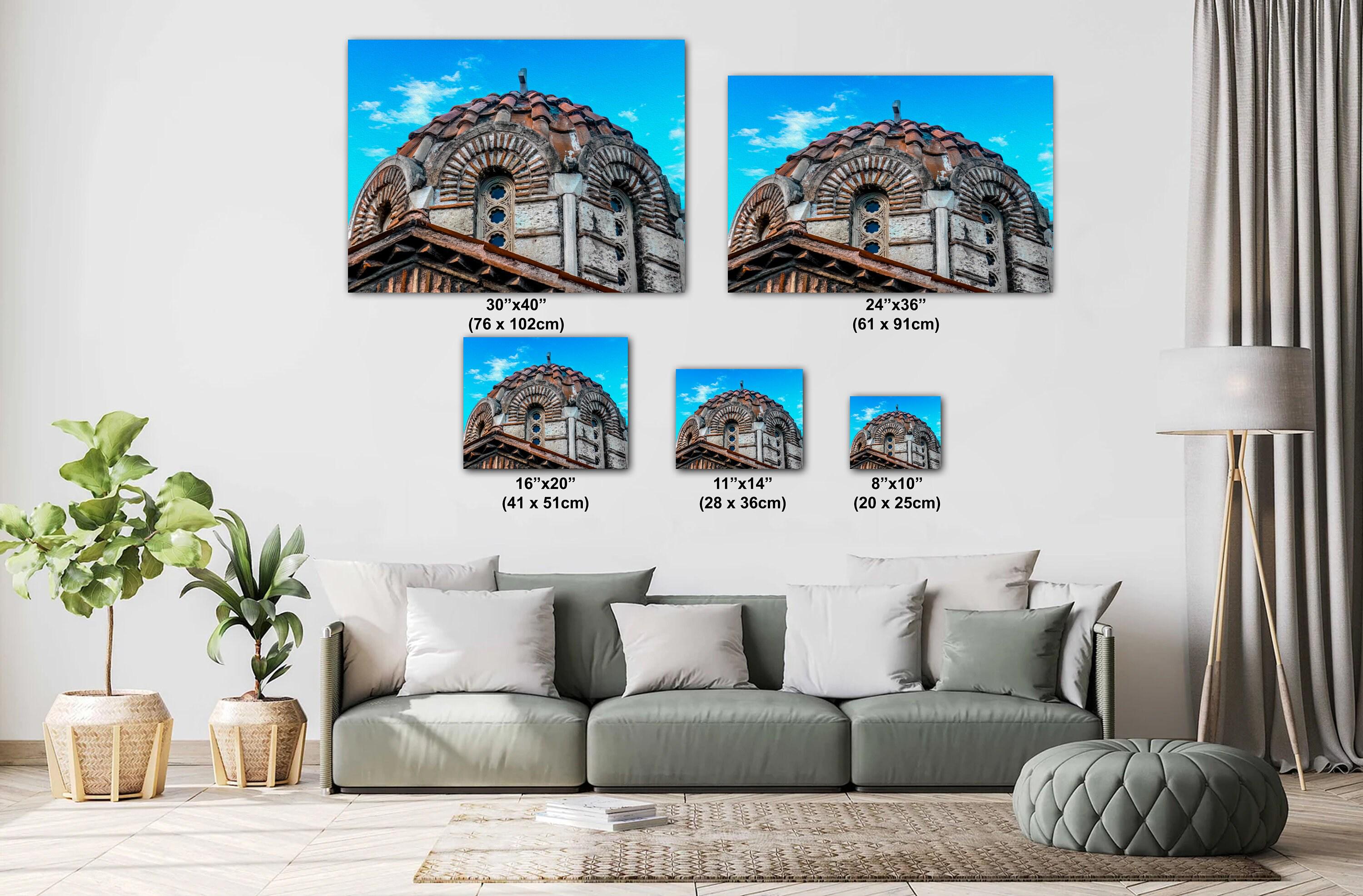 Athens Byzantine Church Dome Photography, Ancient Greek Architecture ...