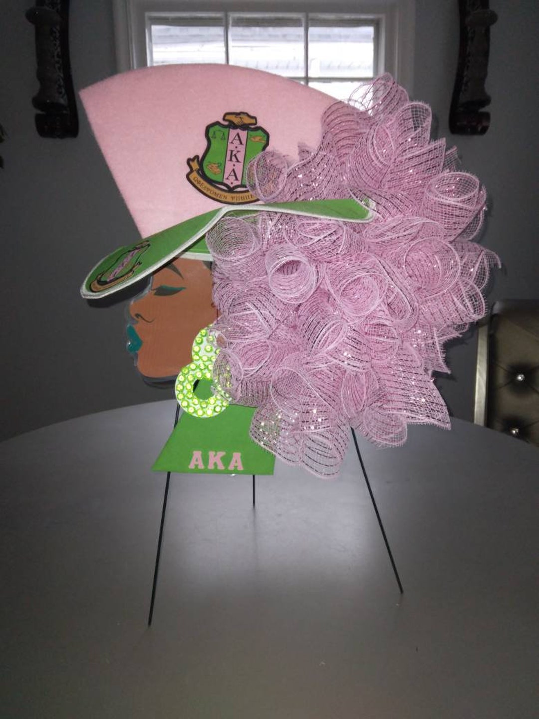 AKA Inspired Diva Wreath, Door Hanger, Wall Hanging. Beautiful Home ...