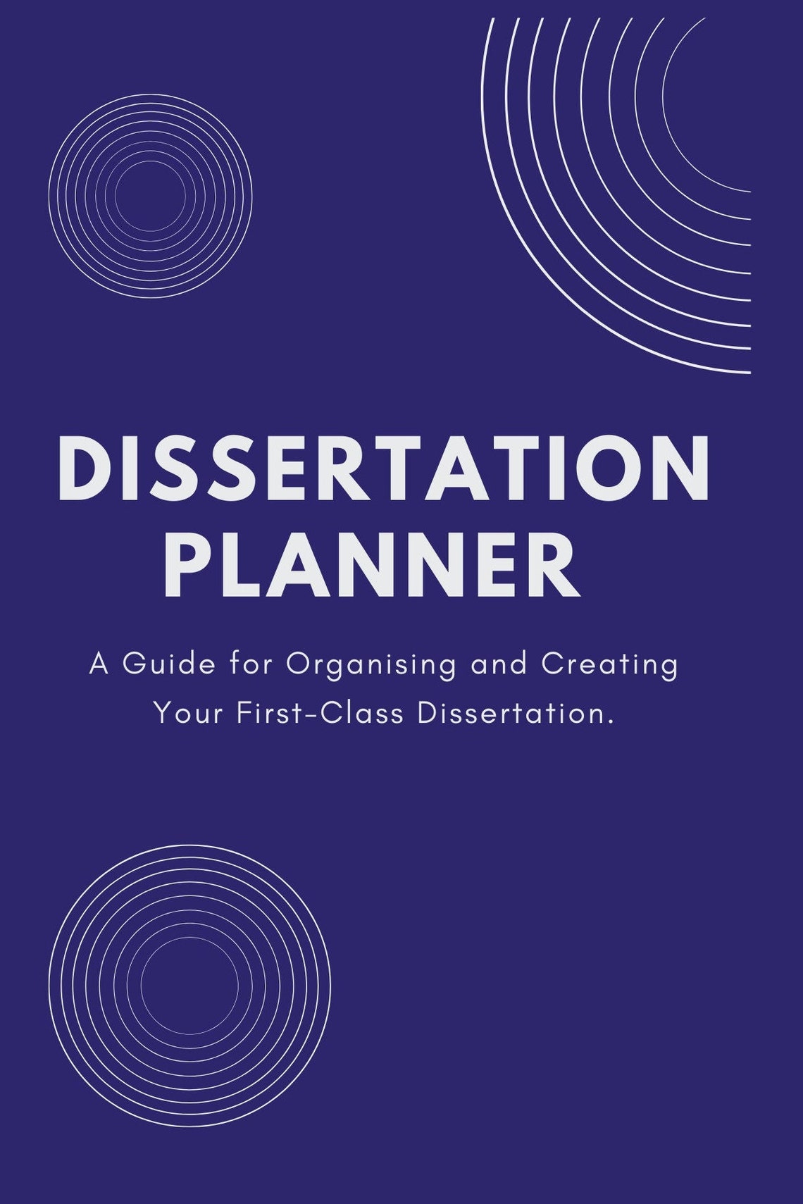 Dissertation Planner: A Guide for Organising and Creating Your First ...