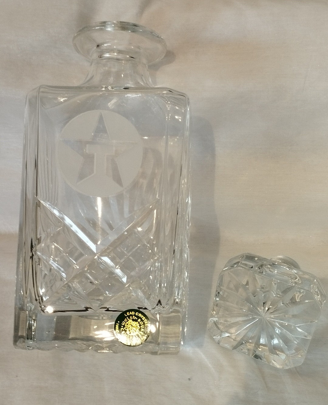 Royal Welsh Crystal Decanter - Etsy