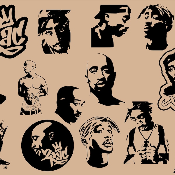 Tupac Svg - Etsy