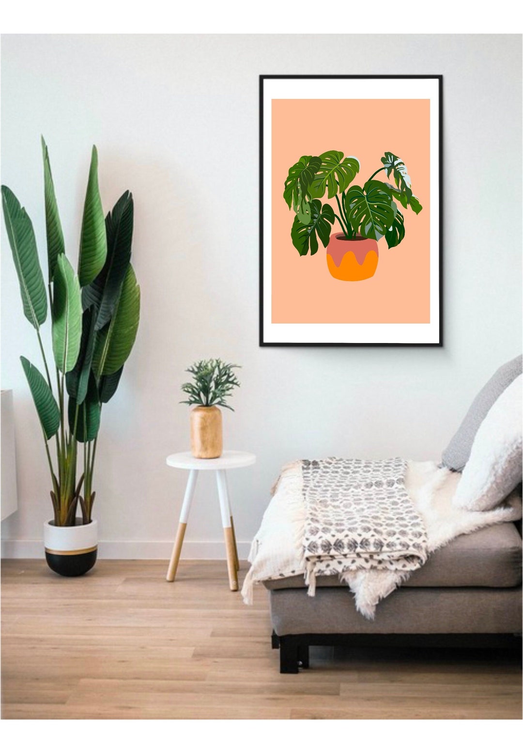 Monstera Plant Poster - Etsy