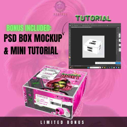 XMAS BADDIES Box CANVA Template, Editable, Christmas Eve Box, Digital ...