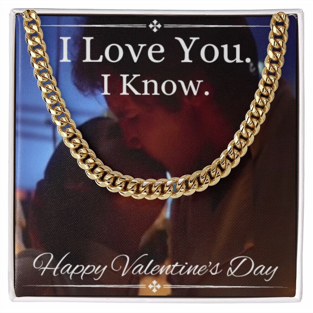 Starwarz Cuban Link Chain Necklace | Valentines Day | Love - Etsy