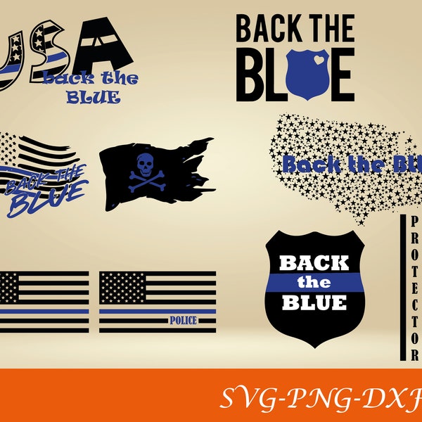 Back the Blue - Etsy