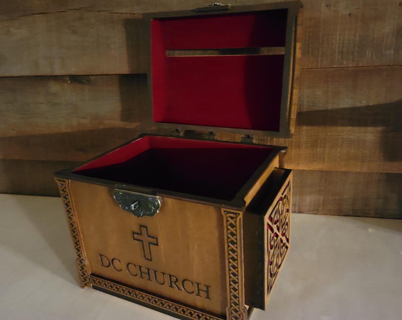 Offering/tithing/donation Box SVG Digital Design for Laser - Etsy