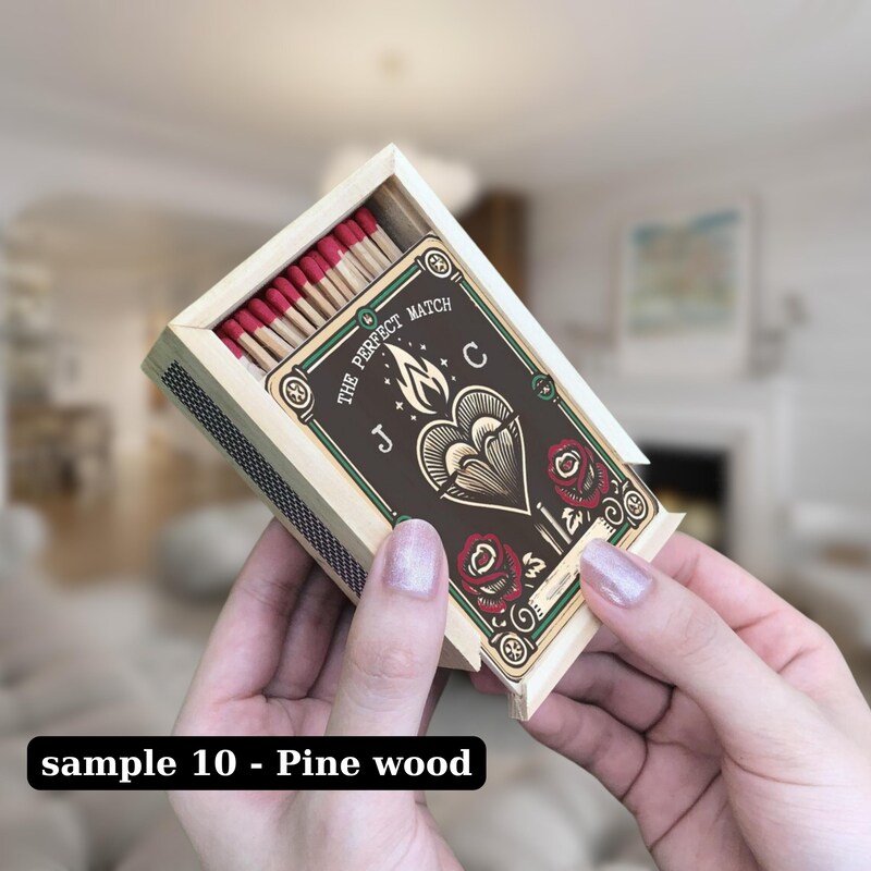 Wooden Matchbox - Etsy