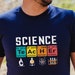 Science Teacher Periodic Table Unisex T-shirt, Chemistry Physics ...