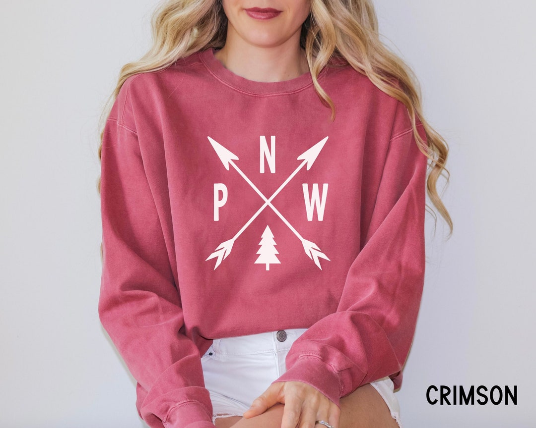 Pacific Northwest Sweatshirt, Comfort Colors® PNW Shirt, Cozy Cabin ...