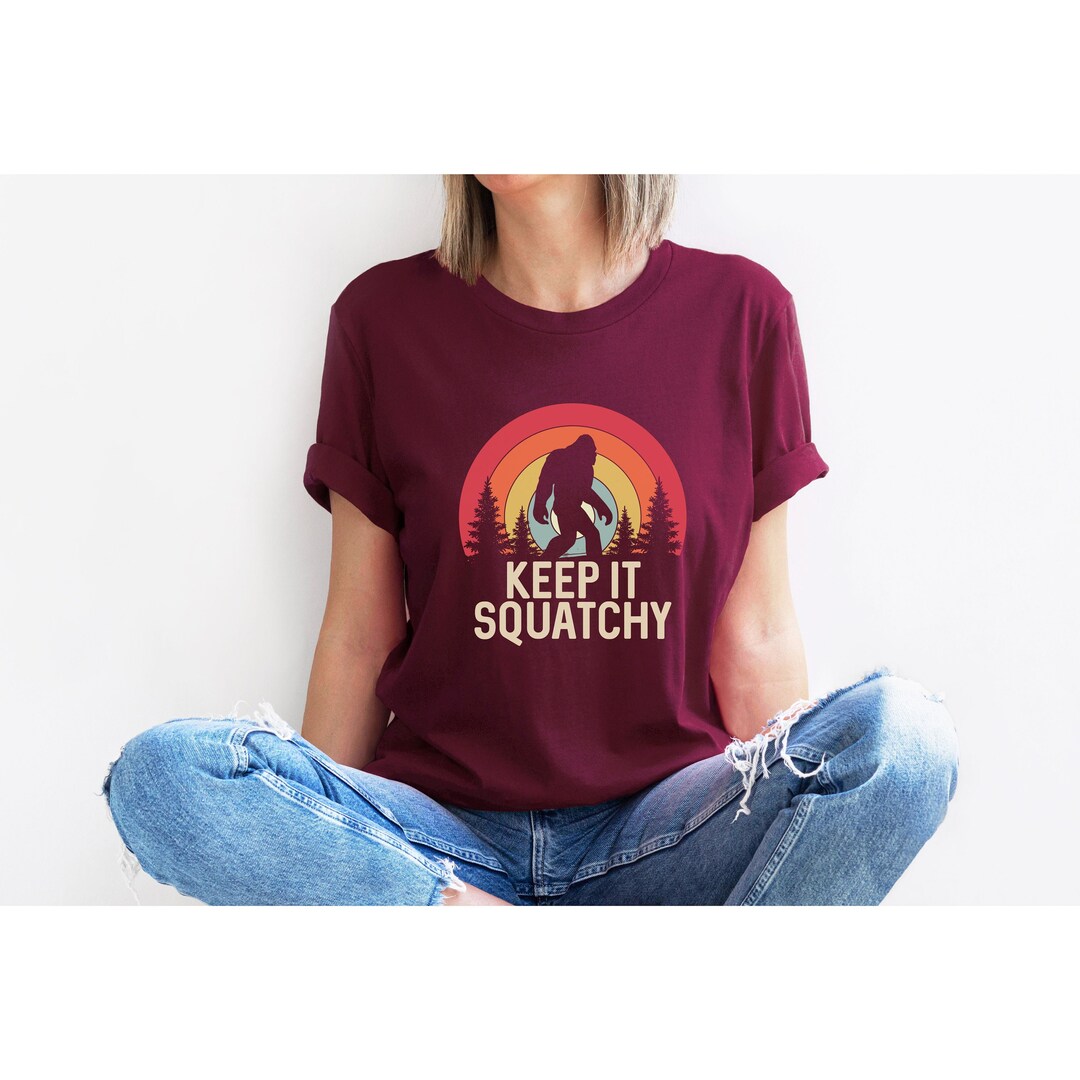 Keep It Squatchy Unisex T-shirt, Bigfoot Yeti Shirt, Family Group ...