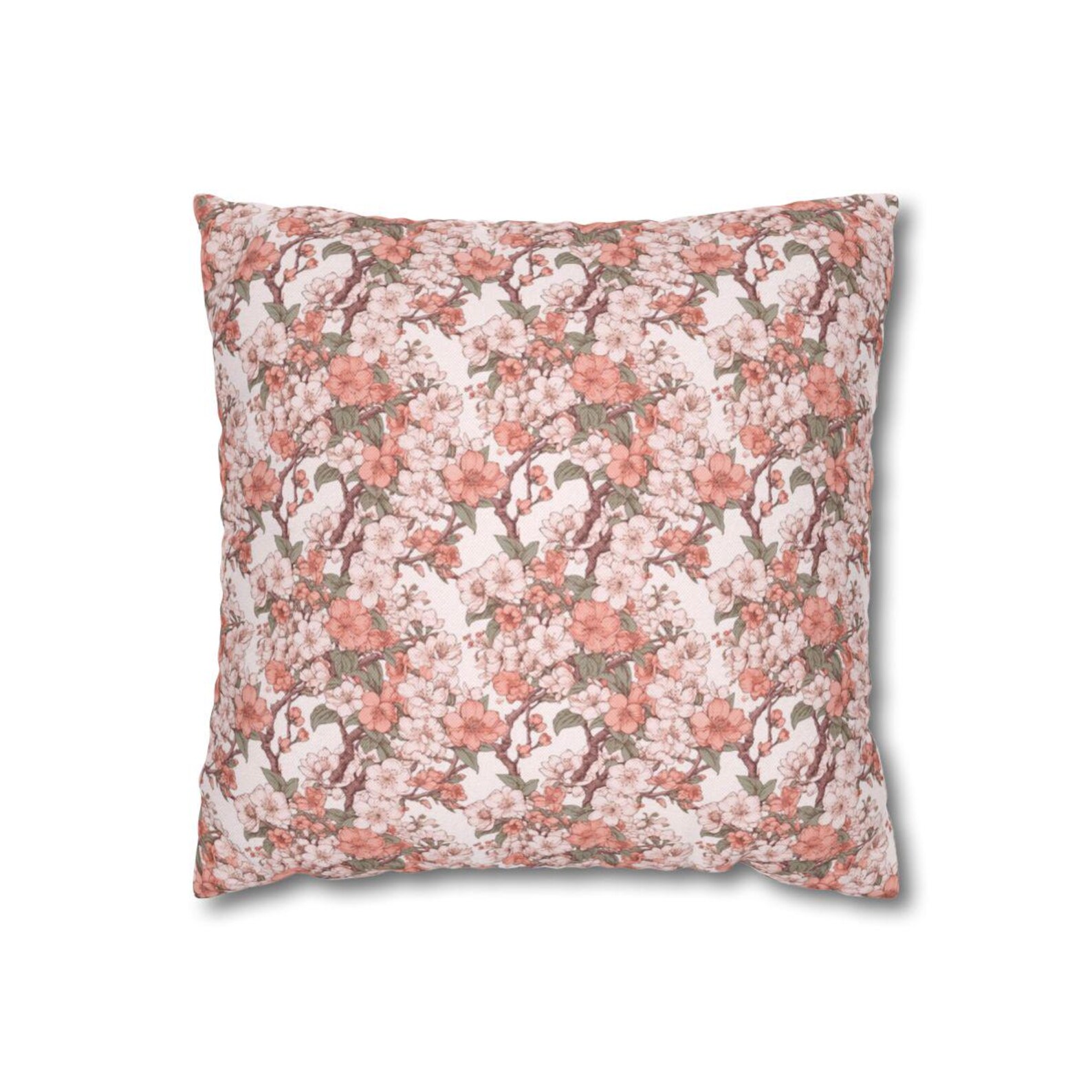 Japanese Pillows Cherry Blossom Decor Oriental Pillow Cover Cute ...