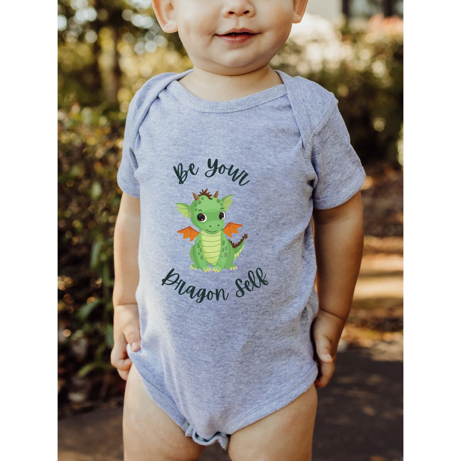 Be Your Dragon Self Infant Bodysuit, Dragon Baby Outfit, Dragon Lover ...