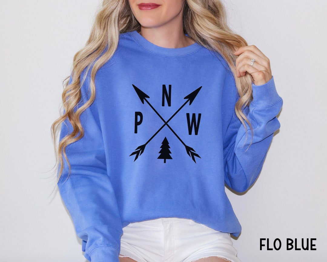 Comfort Colors® PNW Sweatshirt, Pacific Northwest Sweater, Camping RV ...