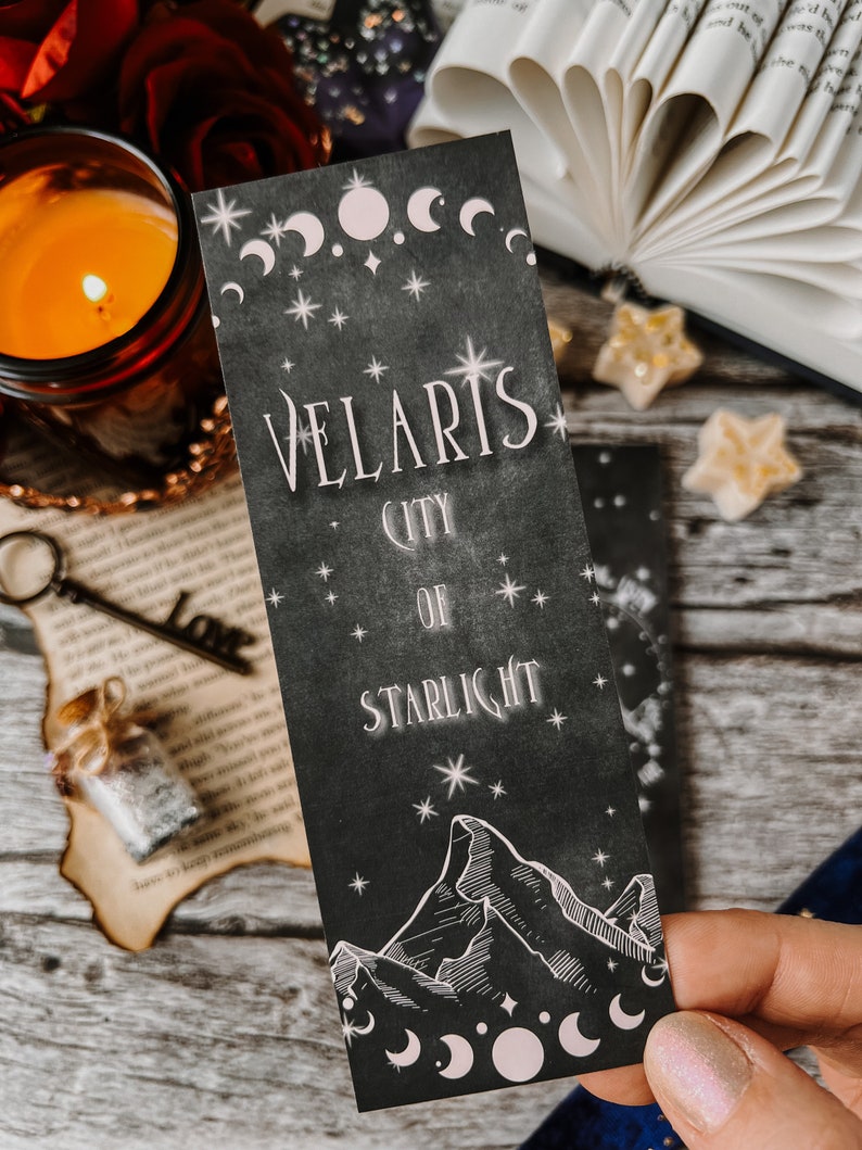ACOTAR Velaris Officially Licensed Bookmark City of - Etsy UK