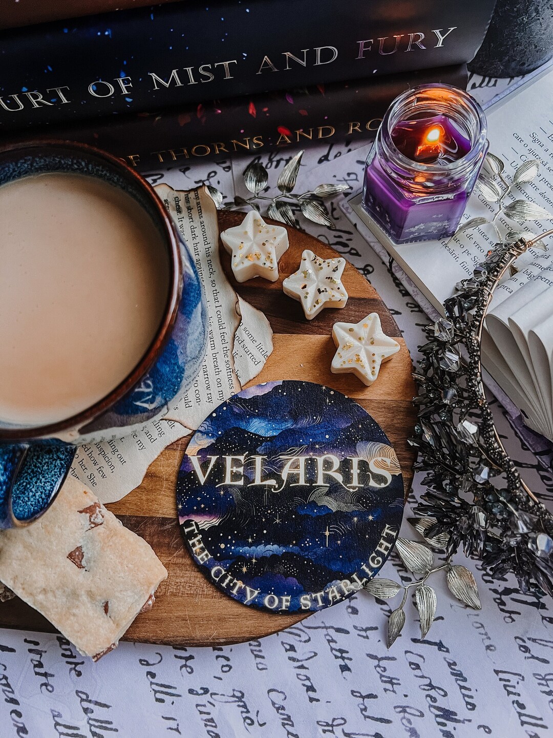 ACOTAR Velaris Officially Licensed Coaster | City of Starlight | to the ...